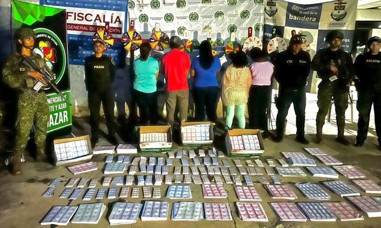 5 personas capturadas por rifas y juegos de azar ilegales en Sucre | El ...
